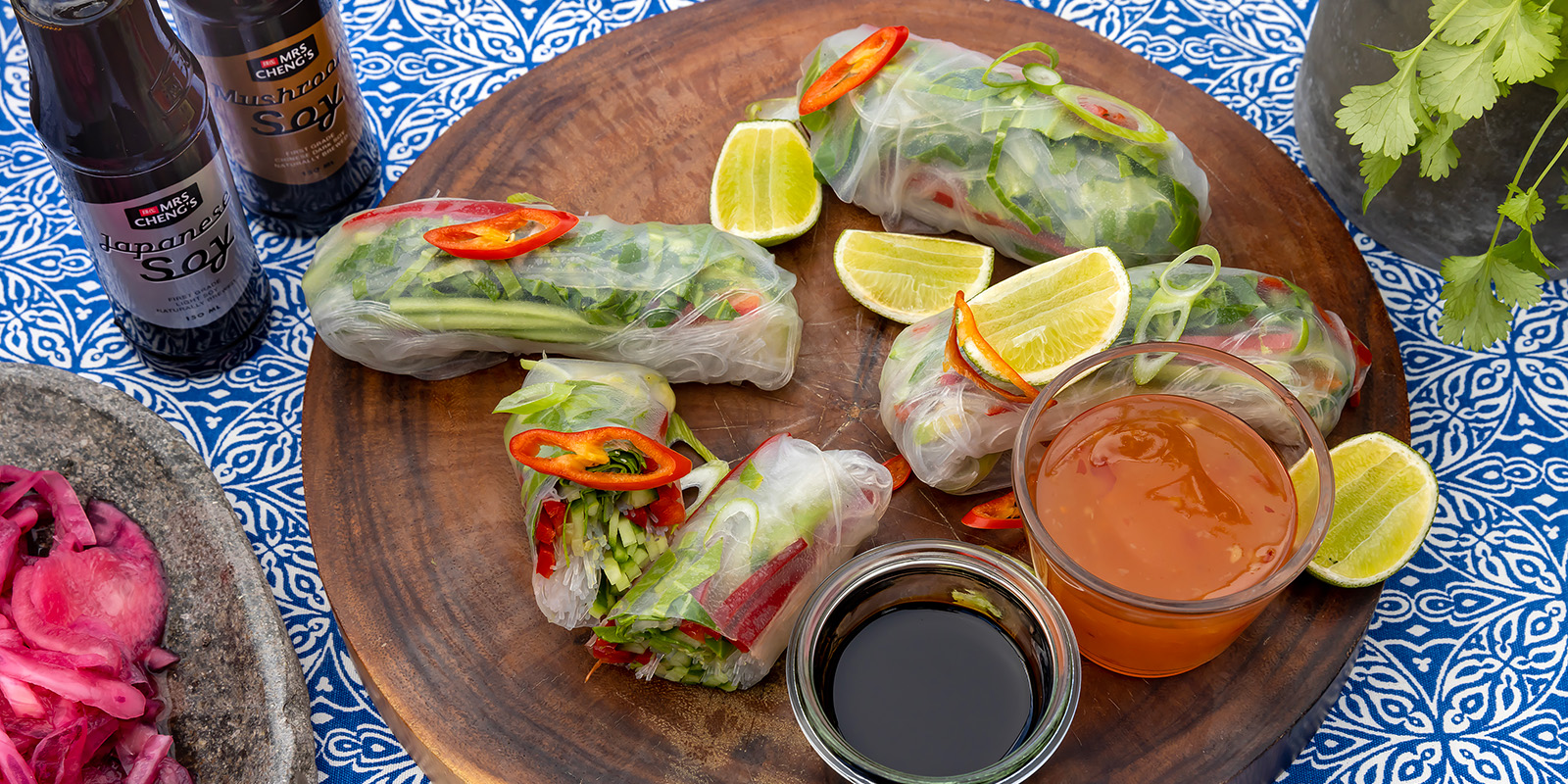 Vietnamilaiset kevätrullat | Mrs Chengs FI